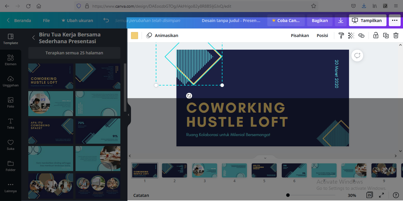 Cara membuat presentasi di Canva - Alfabank Yogyakarta